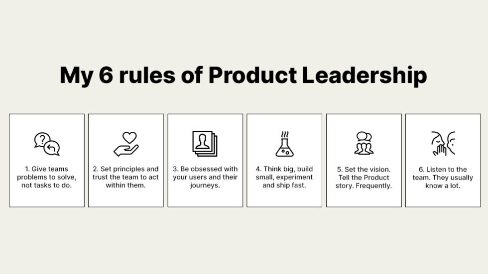 My 6 Rules of Product Leadership - Know your social